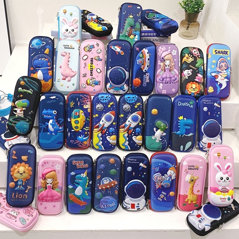 Jual COD Tempat Pensil Anak Karakter 3D bahan EVA Anti Air / Tepak Kotak Pensil Sekolah | Shopee ...