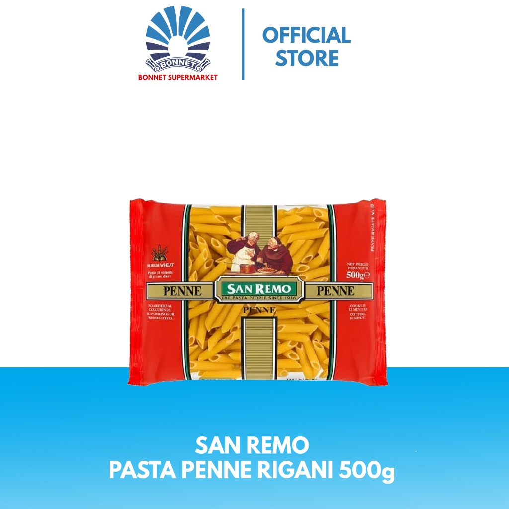 Jual San Remo Pasta Penne Rigani 500g 9310155202336 | Shopee Indonesia
