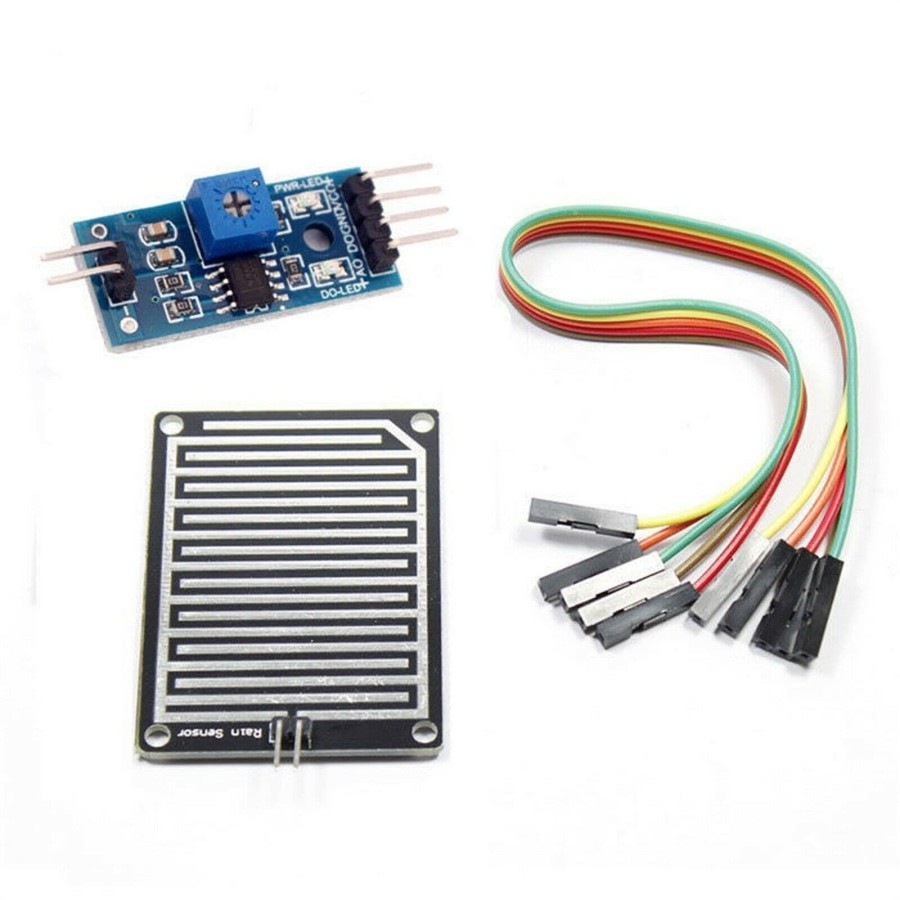 Jual Sensor Deteksi Hujan dan Kelembaban Rain Drop Water Sensor untuk ...