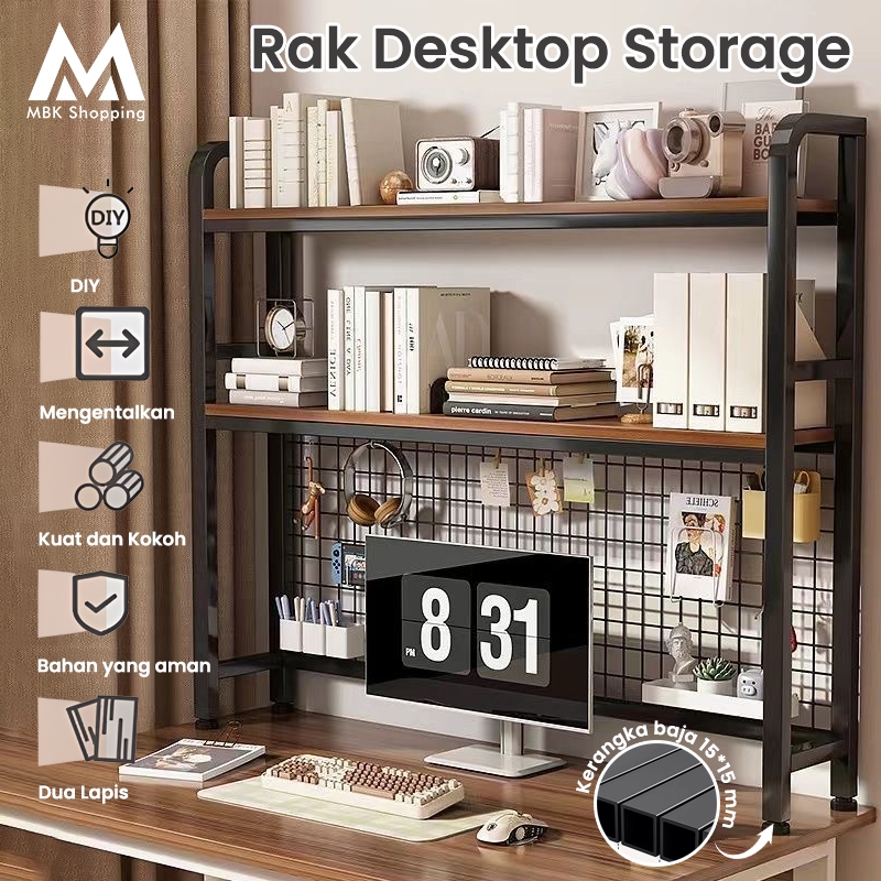 Jual Rak Desktop Storage Rak buku Tempat Buku Rak Polaroid Rak Meja ...