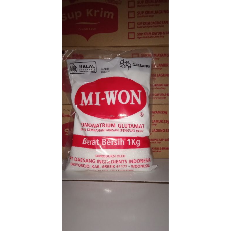 Jual Miwon Penguat Rasa /Penyedap Rasa Miwon / MSG /Mecin @1kg | Shopee ...