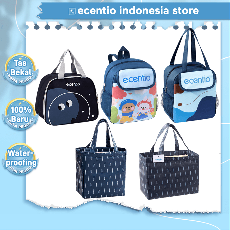 Jual ecentio Tas Bekal Makanan Lunch Bag Tas Bekal Tas tempat bekal ...
