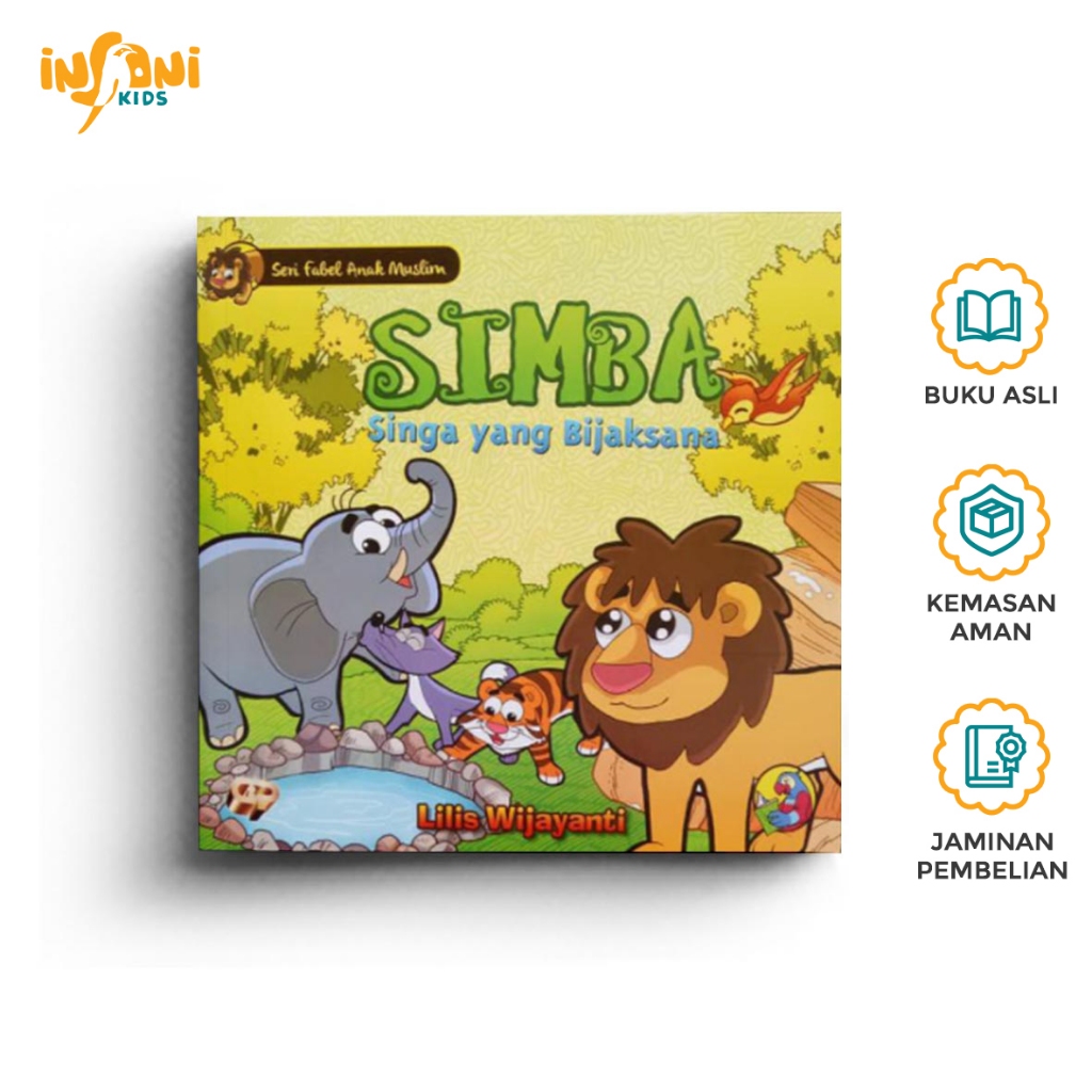 Jual Buku Anak - Seri Fabel Anak Muslim: Simba - Singa Yang Bijaksana ...