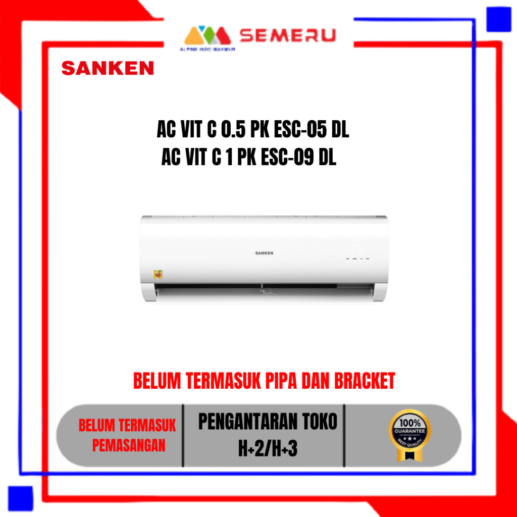 Jual SANKEN AC VIT C 0.5 PK ESC-05 DL DAN 1 PK ESC-09 DL AC UNIT ONLY ...