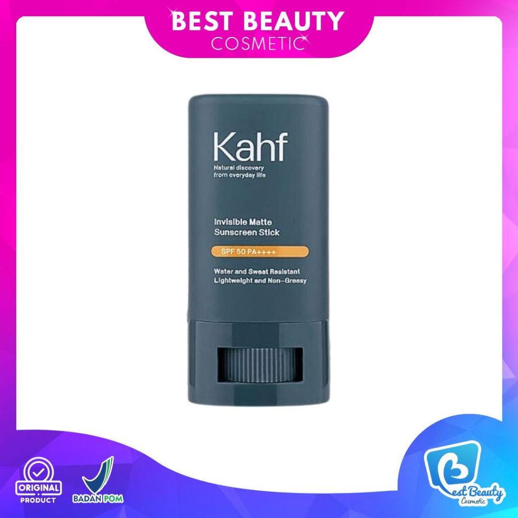 Jual Kahf Invisible Matte Sunscreen Stick SPF 50 PA++++ 22 g Sunscreen ...