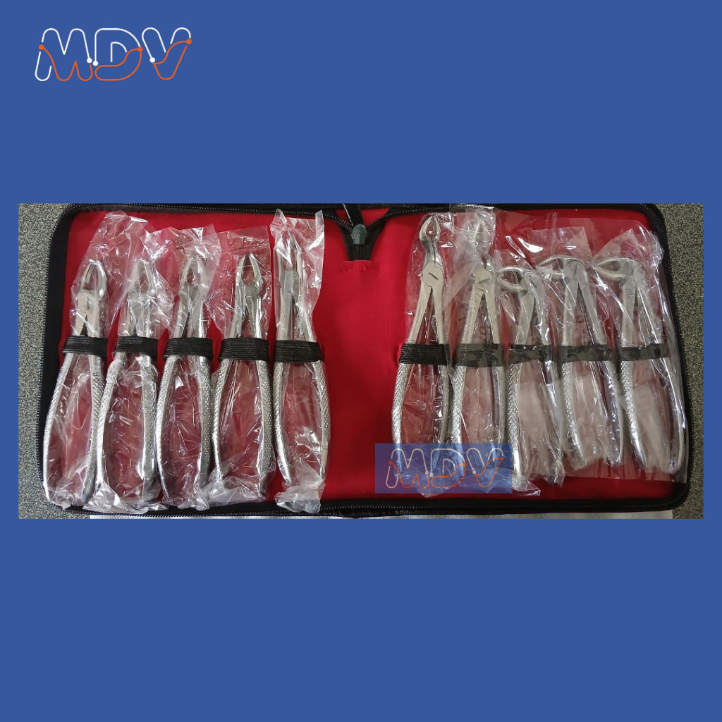 Jual DENTAL TANG CABUT GIGI SET DEWASA / INSTRUMENT TANG CABUT GIGI ...