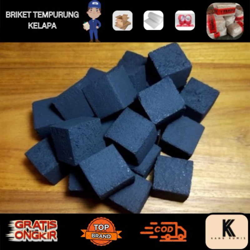 Jual Briket Arang Kotak - Arang Briket Arang Batok Kelapa Premium ...
