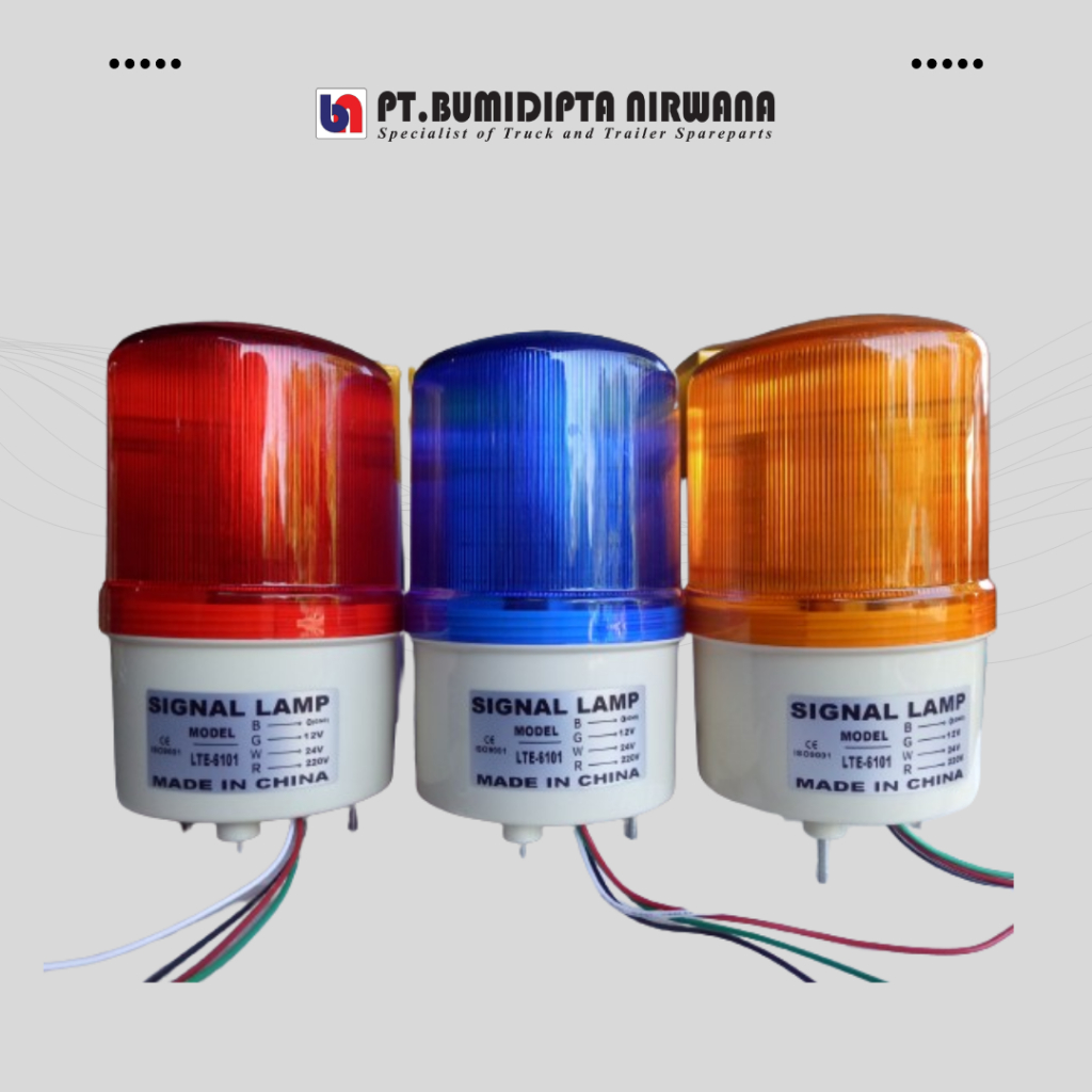 Jual Lampu Rotari 4 Inchi Universal 12Volt 24Volt 220Volt Bisa ...