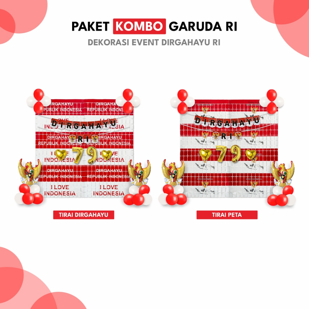 Jual Paket Dekorasi Kombo Garuda Dirgahayu Pesta HUT RI 17 Agustus ... Jual Paket Dekorasi Kombo Garuda Dirgahayu Pesta HUT RI 17 Agustus ...