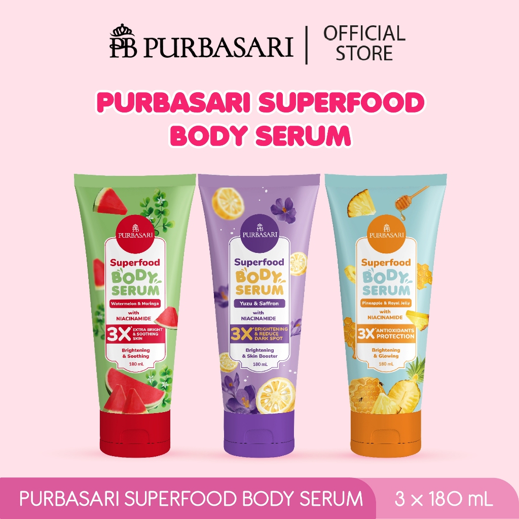 Jual Purbasari Superfood Body Serum 180ml | Shopee Indonesia