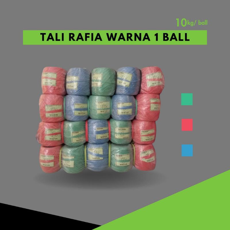 Jual Tali Rafia Warna 1 Ball (10 Kg) | Shopee Indonesia