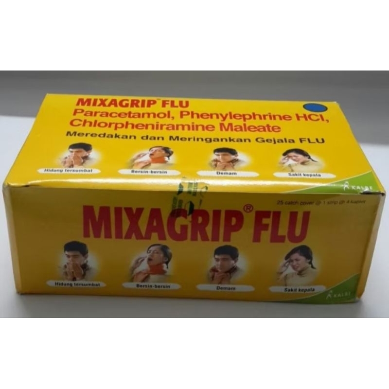 Jual Mixagrip Flu box isi 25 strip | Shopee Indonesia