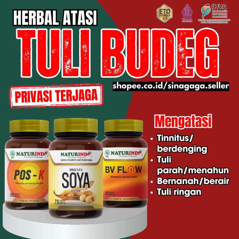 Jual Obat Telinga TULI BUDEG Kuping Berdenging Berdengung Conge Congek ...