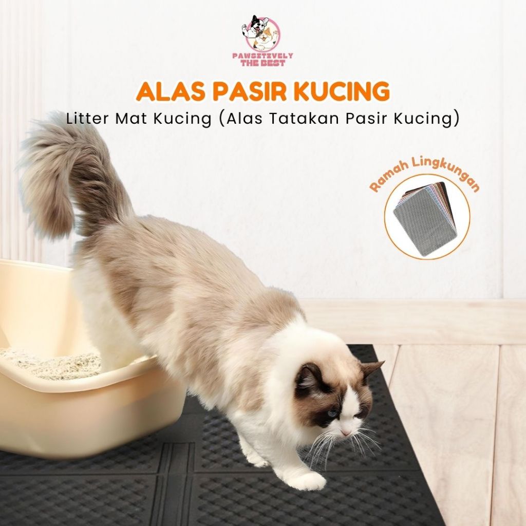 Jual Alas Pasir Kucing - Karpet Pasir Kucing - Litter Mat Kucing ...