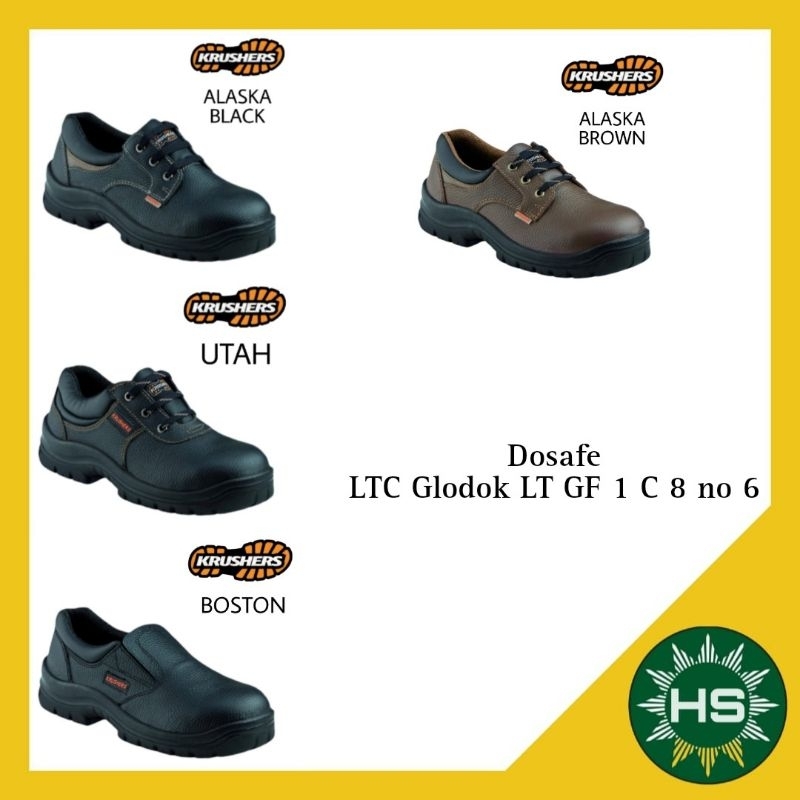 Jual Sepatu safety krushers Alaska / Utah / Boston original safety ...