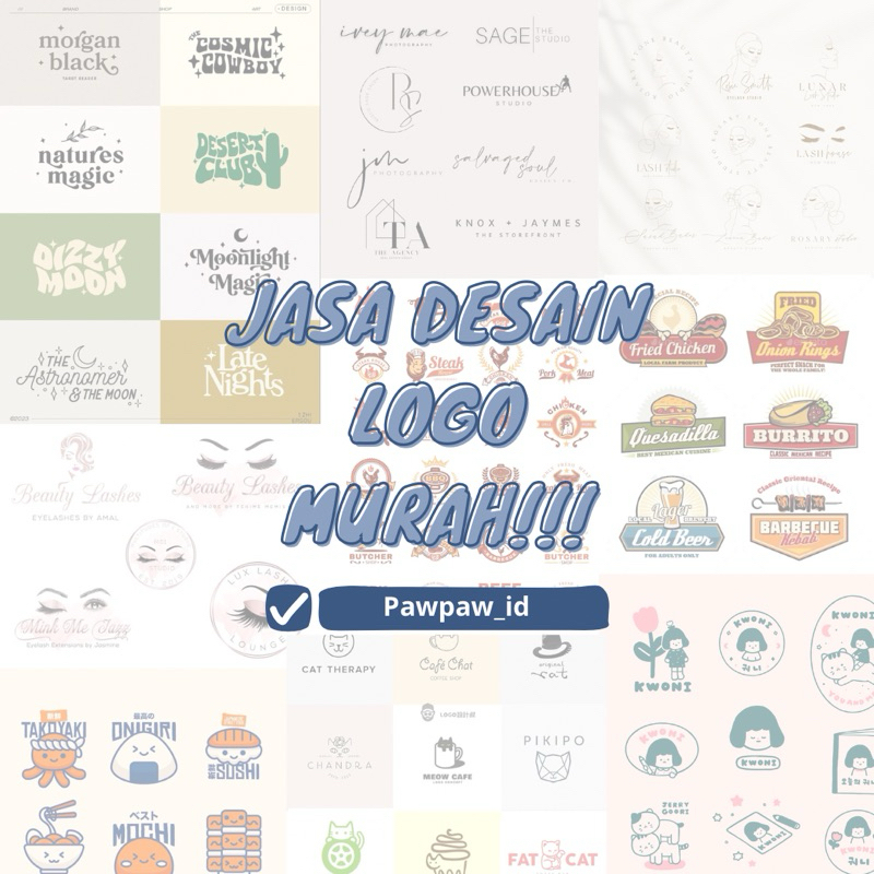 Jual JASA DESAIN LOGO/DESIGN LOGO/BUAT LOGO/LOGO OLSHOP/LOGO EYELASH ...