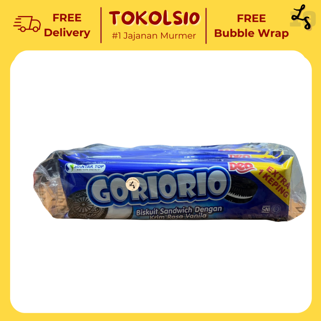 Jual Goriorio Box 1000 Biskuit Cream Coklat 1 Pack Isi 10 pcs @23gr | Shopee Indonesia