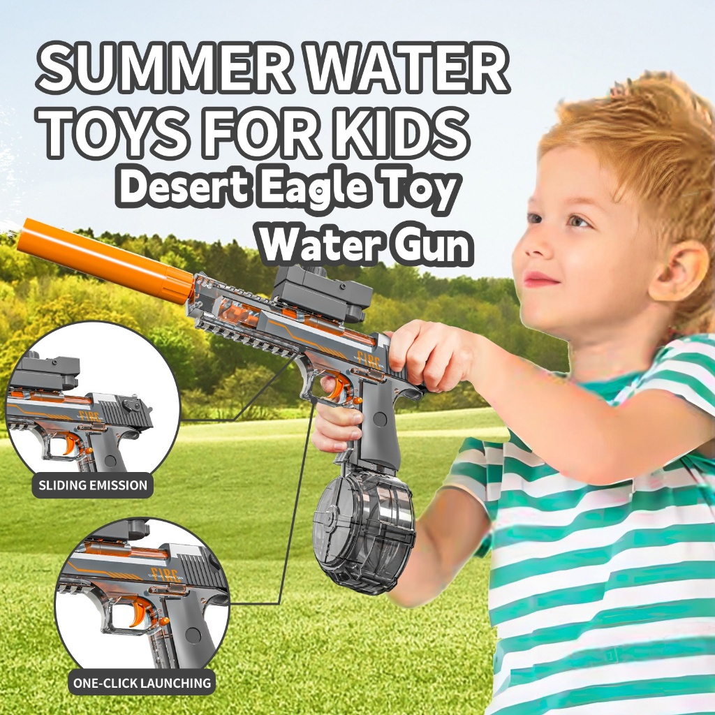 Jual Desert Eagle Toy Water Gun Kapasitas besar senjata air mainan ...