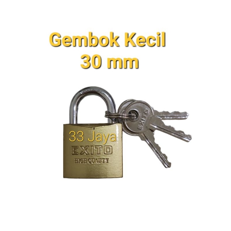 Jual Gembok Kecil Kuning 30 mm 3 cm | Shopee Indonesia