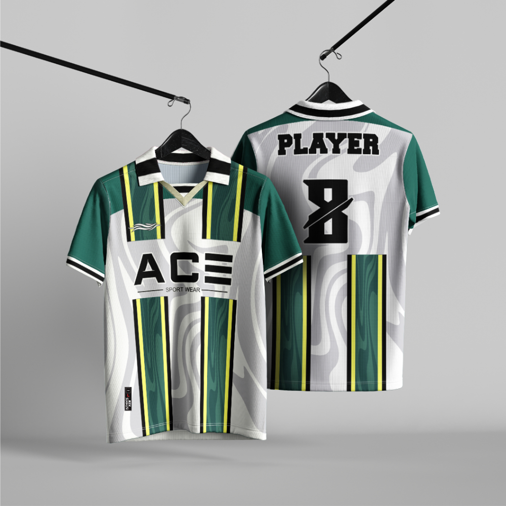 Jual Jersey Bola Vintage kerah Retro Bisa Costum (Bisa Satuan) | Shopee ...