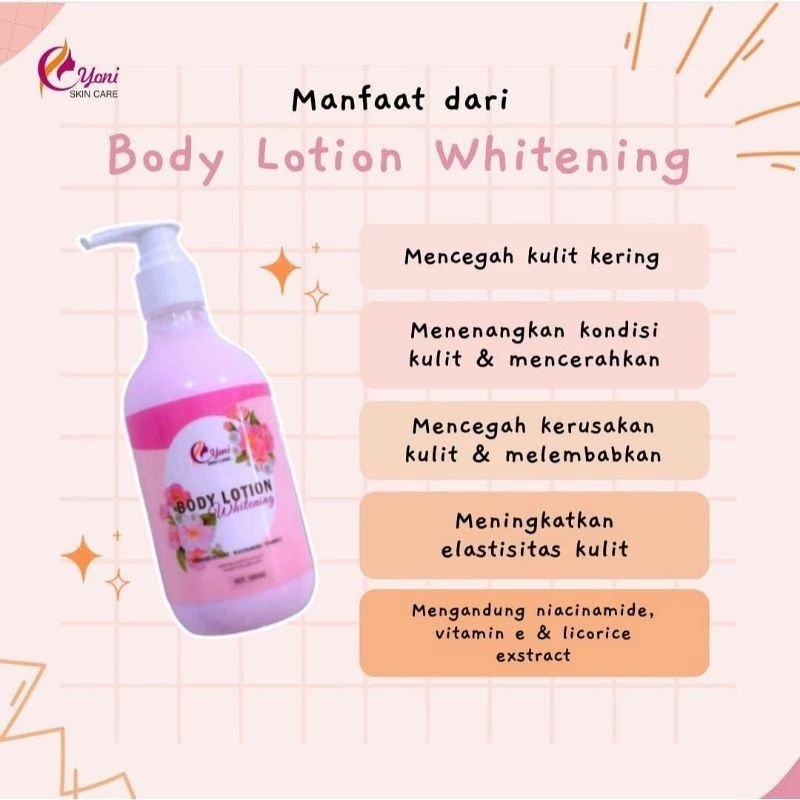 Jual HAND BODY WHITENING / HAND BODY PENCERAH KULIT/ YONISKINCARE ...