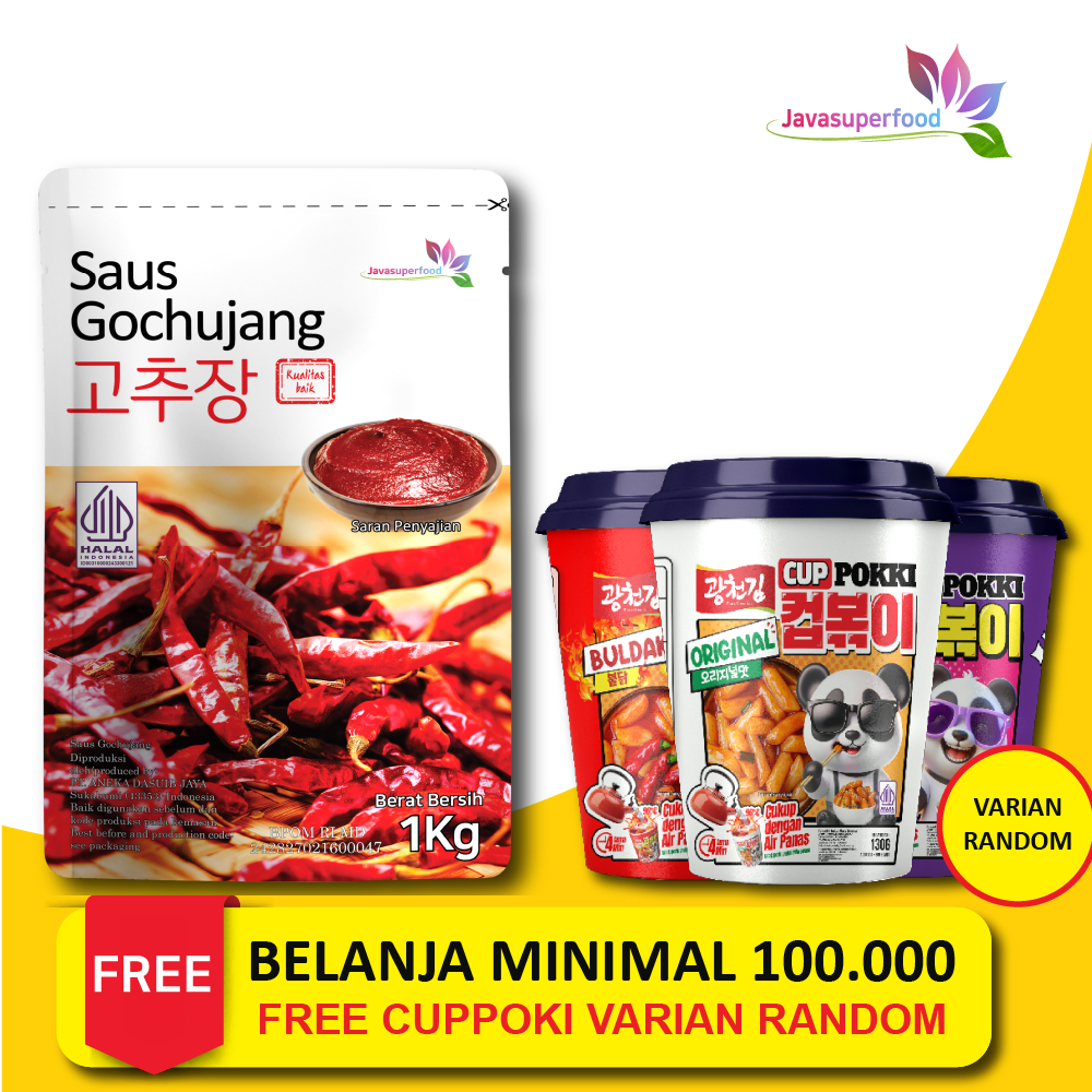 Jual Gochujang HALAL 1kg Rasa Asli Korea/Sauce Sambel Pasta/Hot Pepper ...