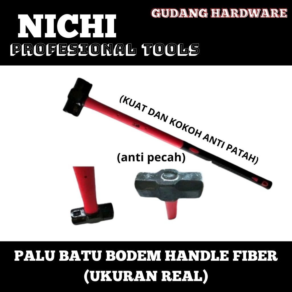 Jual nichie palu batu / palu bodem handel fiber real size besi murni ... Jual nichie palu batu / palu bodem handel fiber real size besi murni ...