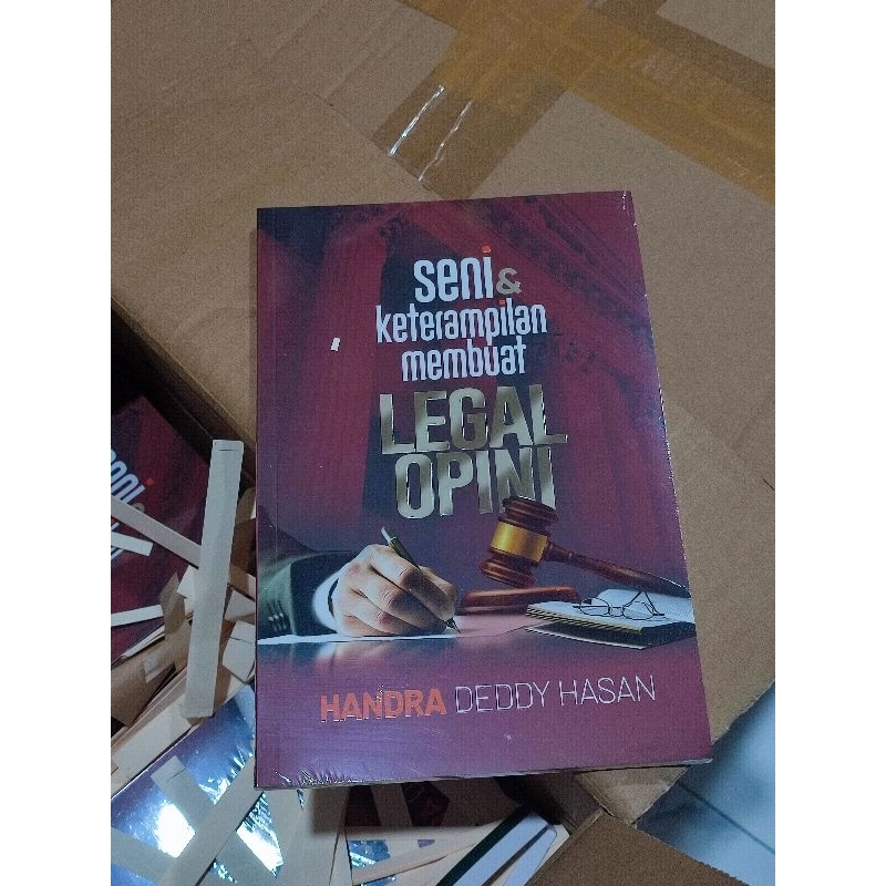 Jual Buku Legal Opini Pengacara Hukum Handra Deddy Hasan | Shopee Indonesia