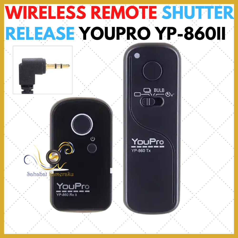 Jual Wireless Remote Shutter Release YouPro YP-860II RR-100 Kamera Fujifilm XT100 XA5 XA10 XT3 ...