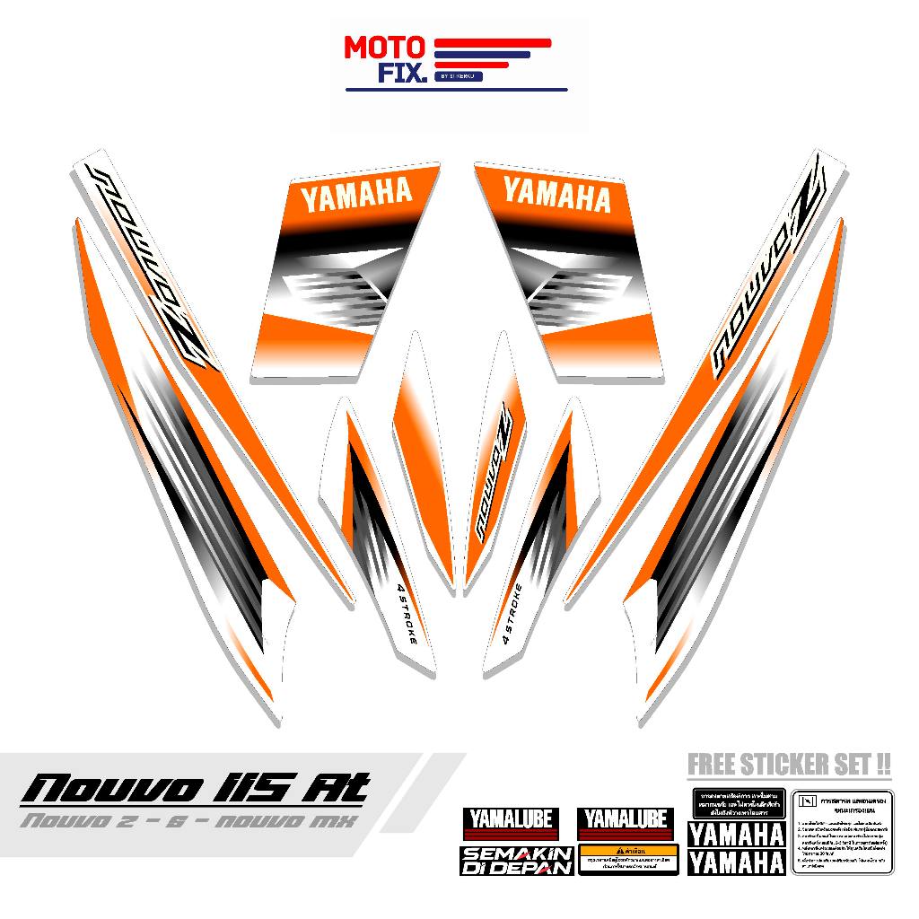 Jual Stiker Striping Decal List Polet Body Motor Yamaha Nouvo S Nouvo Z ...