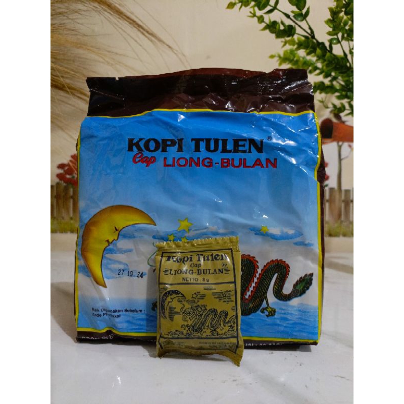 Jual Liong Kopi Liong Bulan TANPA Gula isi 30 Sachet | Shopee Indonesia