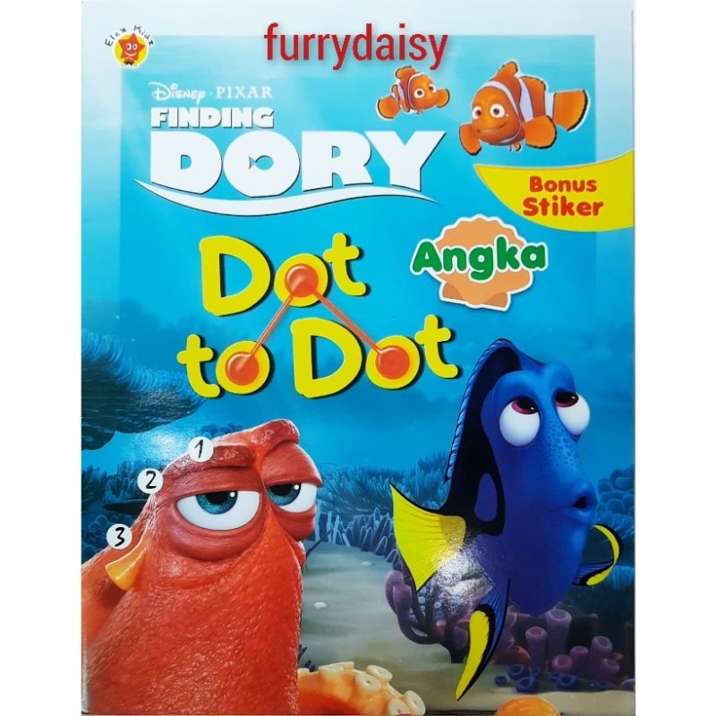 Jual Finding Dory: Dot to Dot Angka | Shopee Indonesia