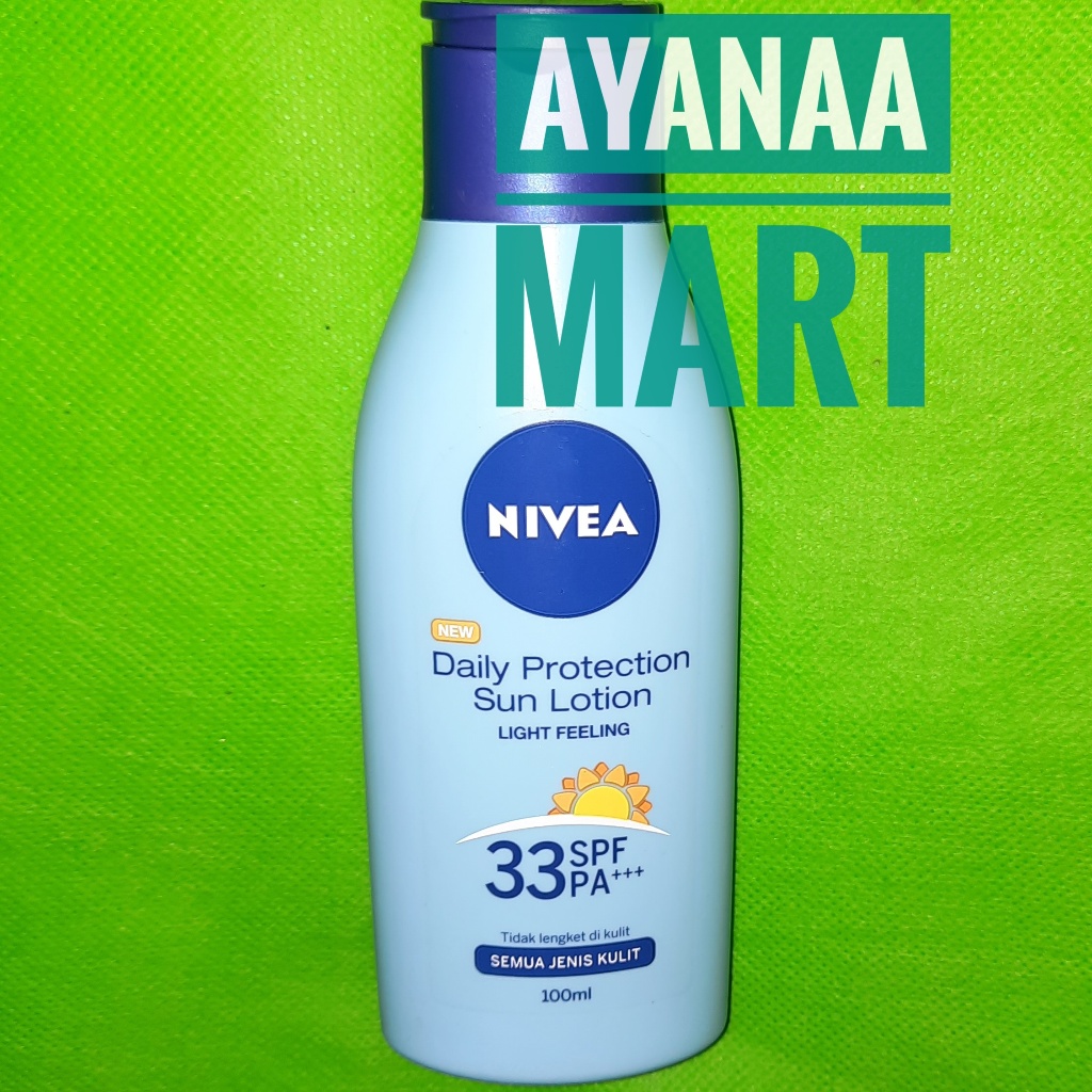 Jual Nivea Daily Protection Sun Lotion SPF 33 PA+++ 100ml Nivea ...