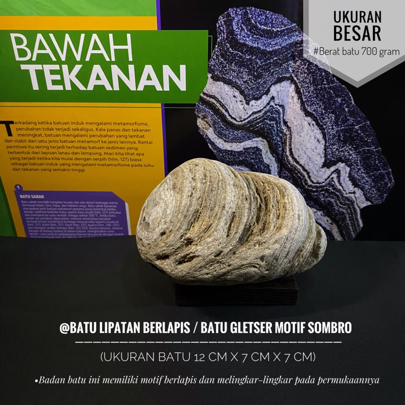 Jual Batu Lipatan Berlapis Natural L66 atau Batu Gletser Alam atau Batu ...