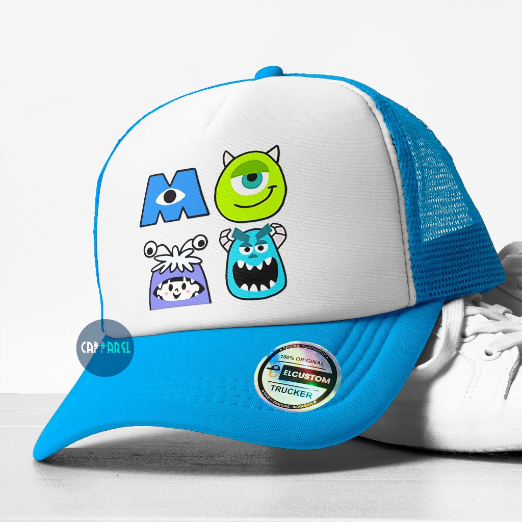 Jual Topi MONSTER INC /Topi Games Anime Kartun /Topi Trucker Jaring ...
