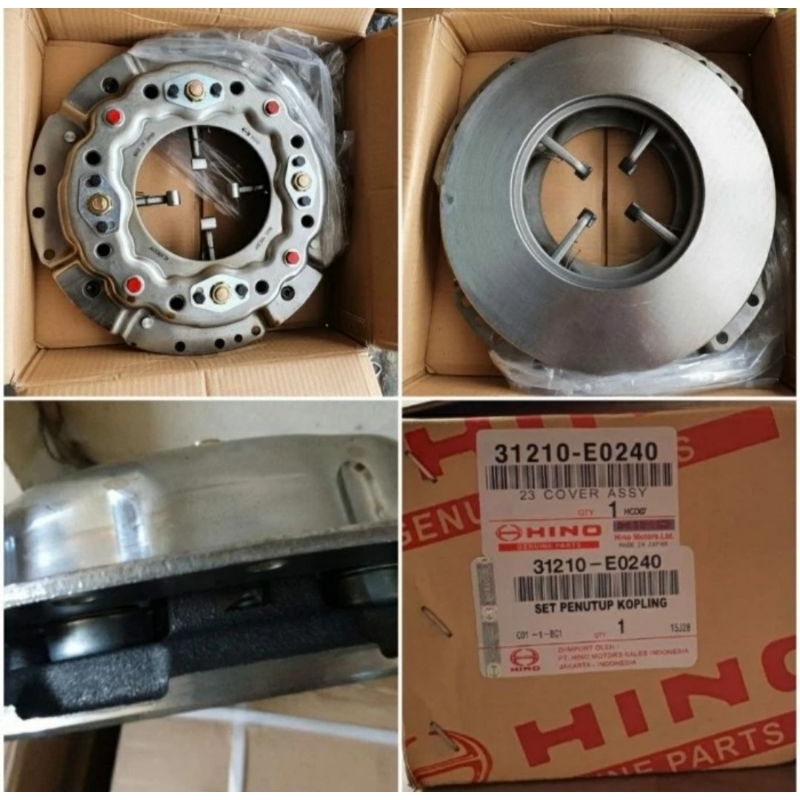 Jual COVER CLUTCH DEKRUP MATAHARI 31210-E0240 HINO LOHAN FM260TI ASLI ...