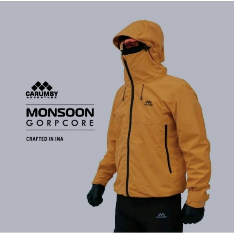 Jual Jaket Gunung Gorpcore Carumby Moonsoon Waterproof Unisex | Shopee ...