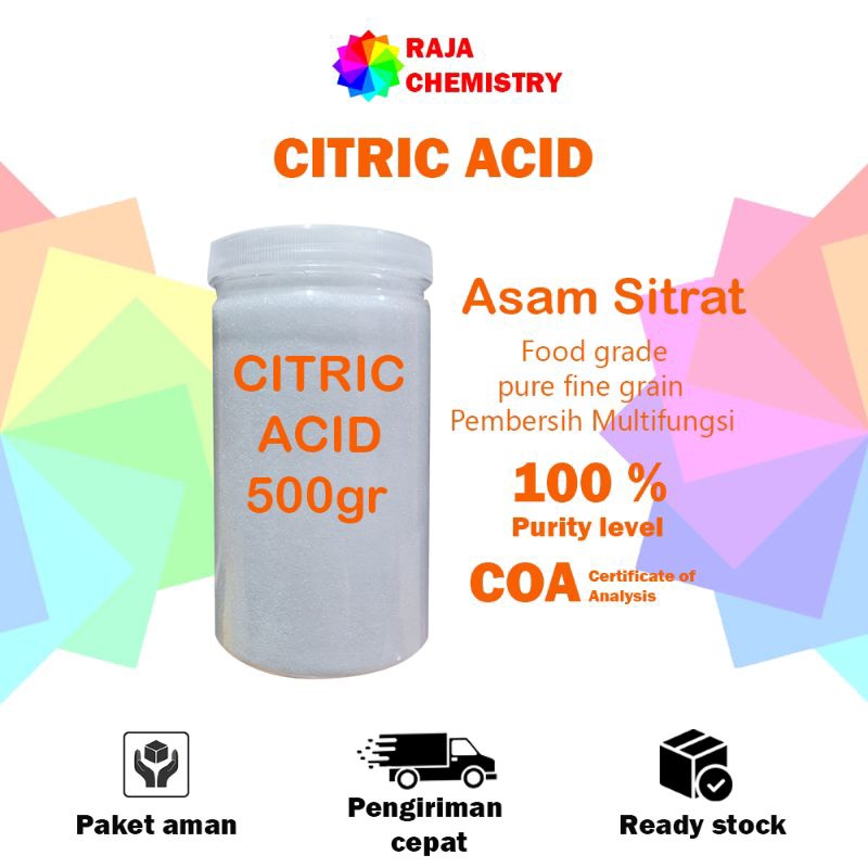 Jual Citric Acid 500gram / Sitrun / Citrun 1Kg / Asam Sitrat Murah ...