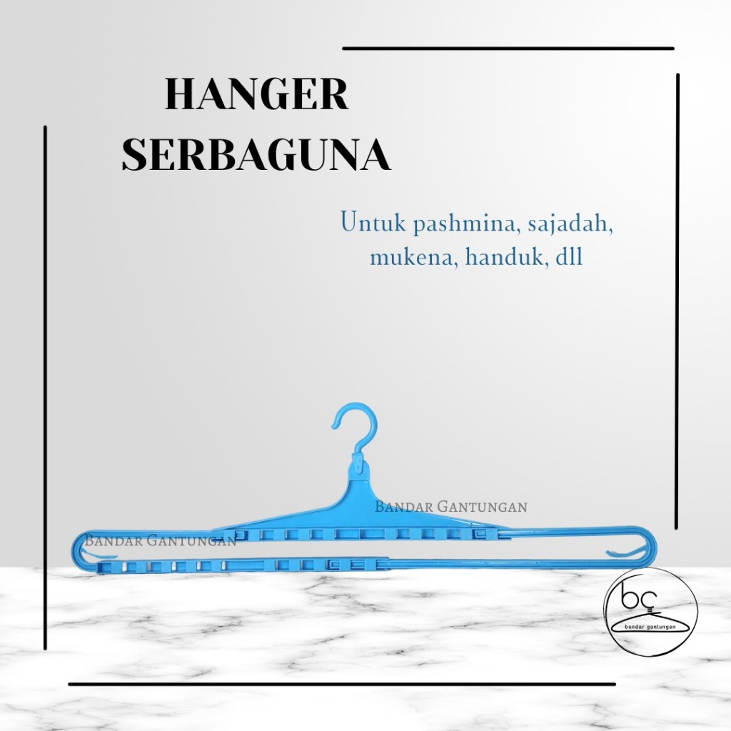 Jual Hanger Pasmina Serbaguna Bisa Di Tarik Geser Handuk Dan Sejadah ...