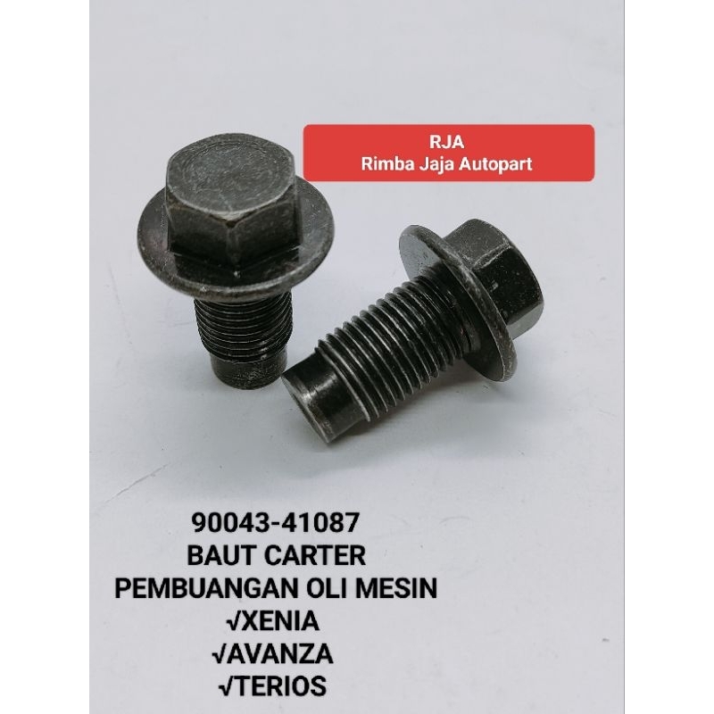 Jual Baut Carter pembuangan oli mesin Avanza/Xenia/Terios | Shopee ...