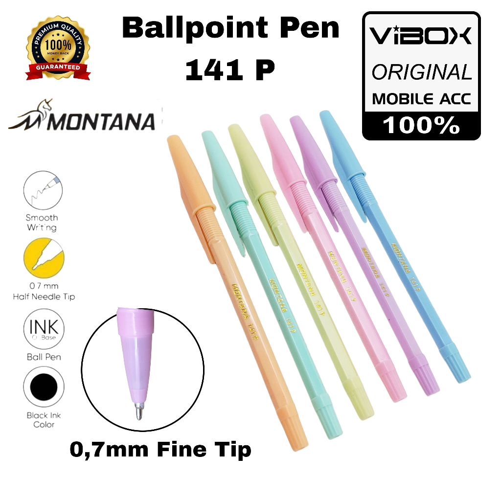 Jual (1pc)Terlaris Montana Tinta Hitam / Pulpen / Pena / Ballpoint ...