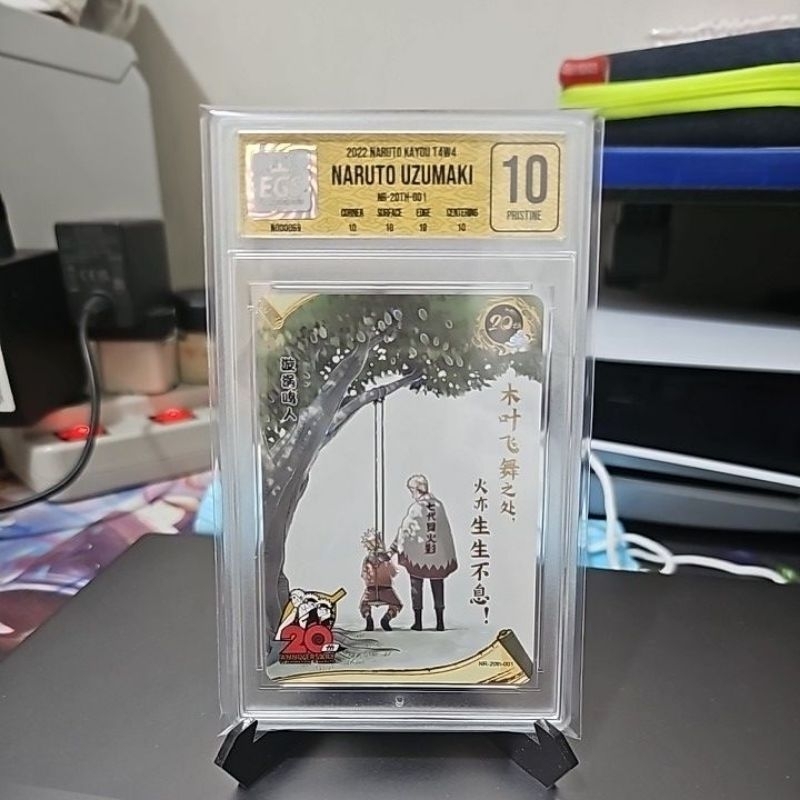 Jual kartu naruto original slab grade 10 emas pristine egs t4w4 20th ...