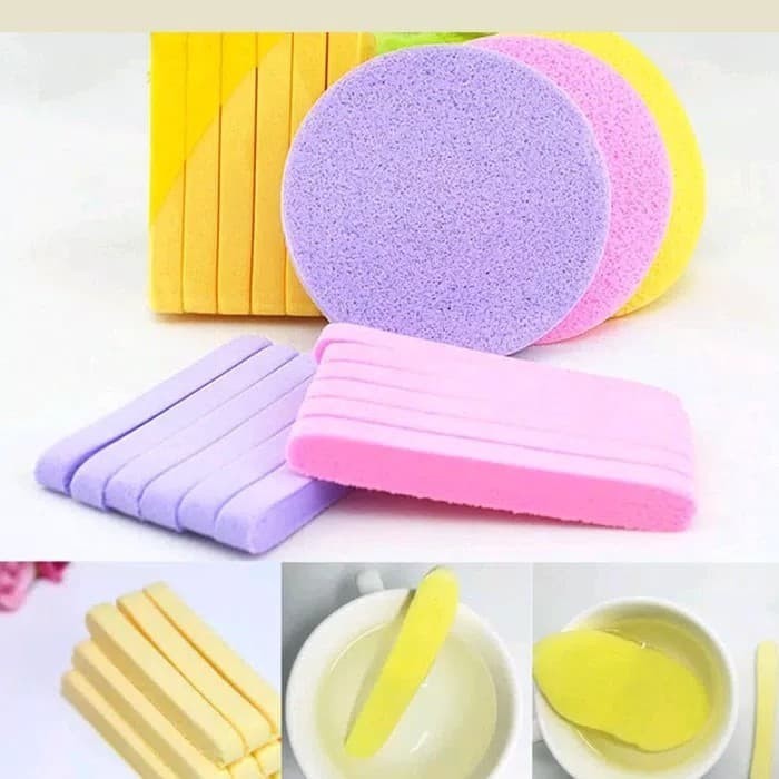 Jual SPON CUCI MUKA ISI 12PC PEMBERSIH WAJAH STICK KENTANG / Sponge ...