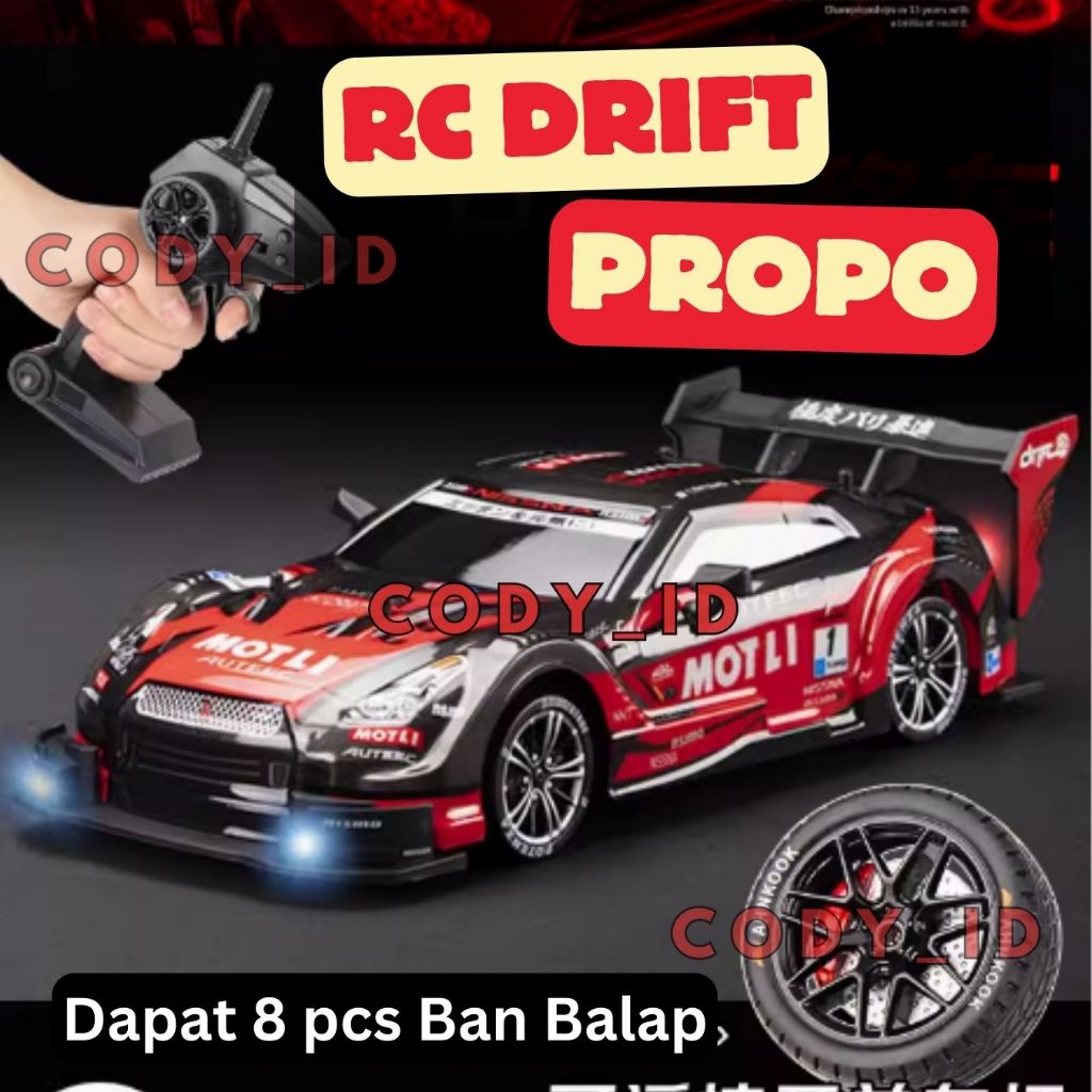 Jual Mobil RC Drift 4WD Propo / Mobil Remot Balap 4WD / Mainan Mobil RC ...