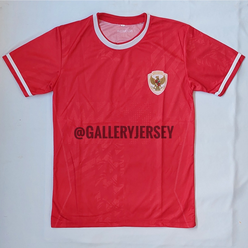 Jual JERSEY TIMNAS INDONESIA HOME MERAH PRINTING JERSEY TIMNAS ...