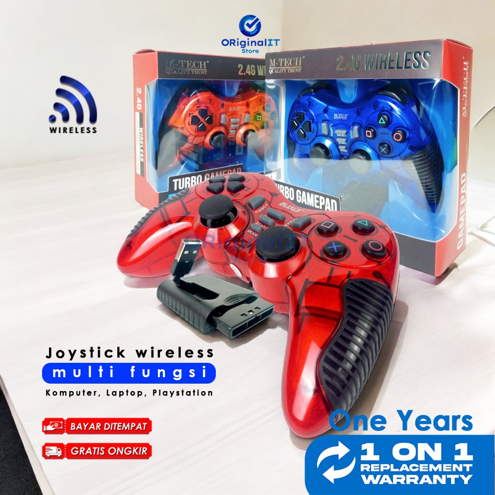 Jual Stik Stick Joystick Gamepad Turbo Wireless Single Getar Pc ...
