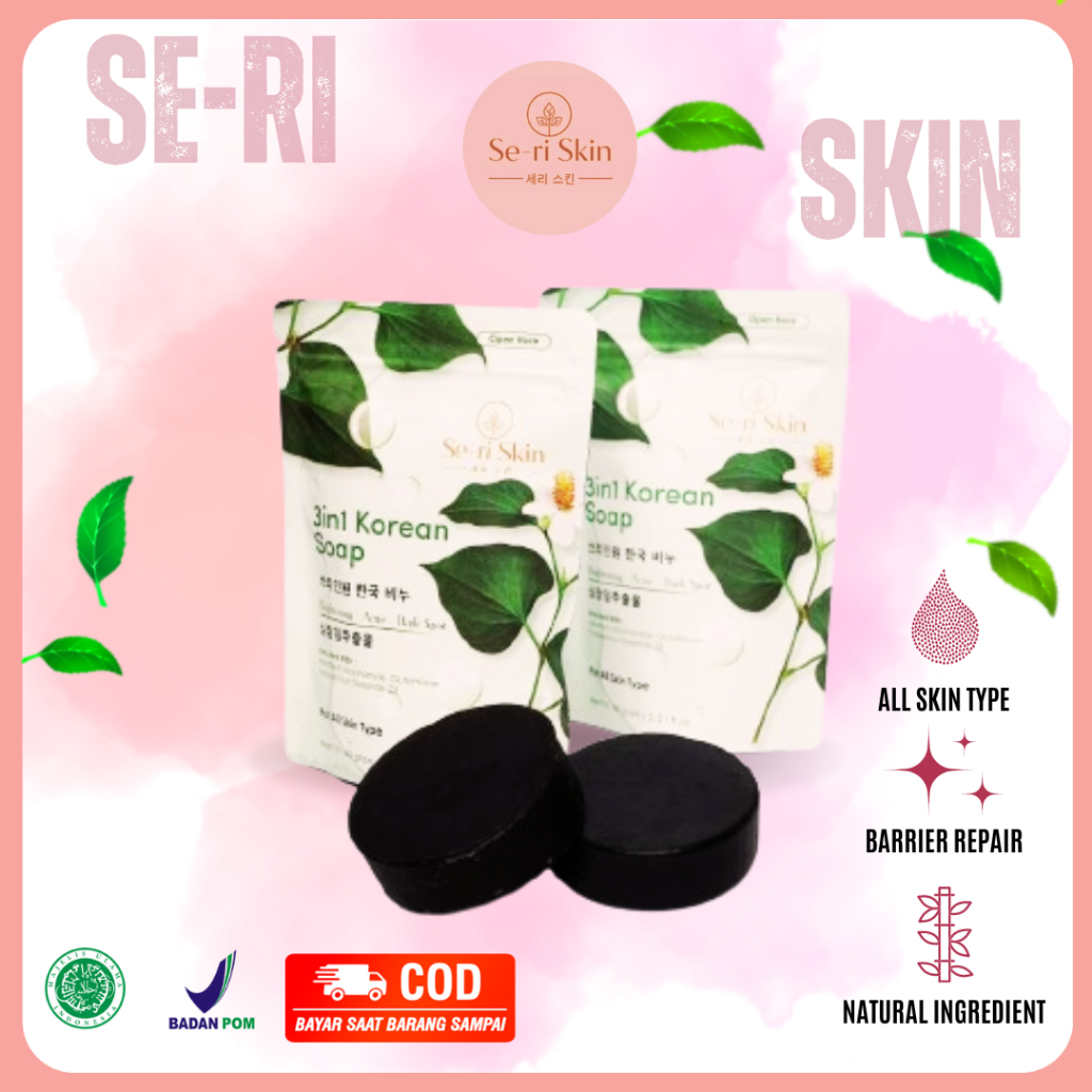 Jual SERI SKIN 3IN1 KOREAN SOAP 100% ORIGINAL BPOM | Shopee Indonesia