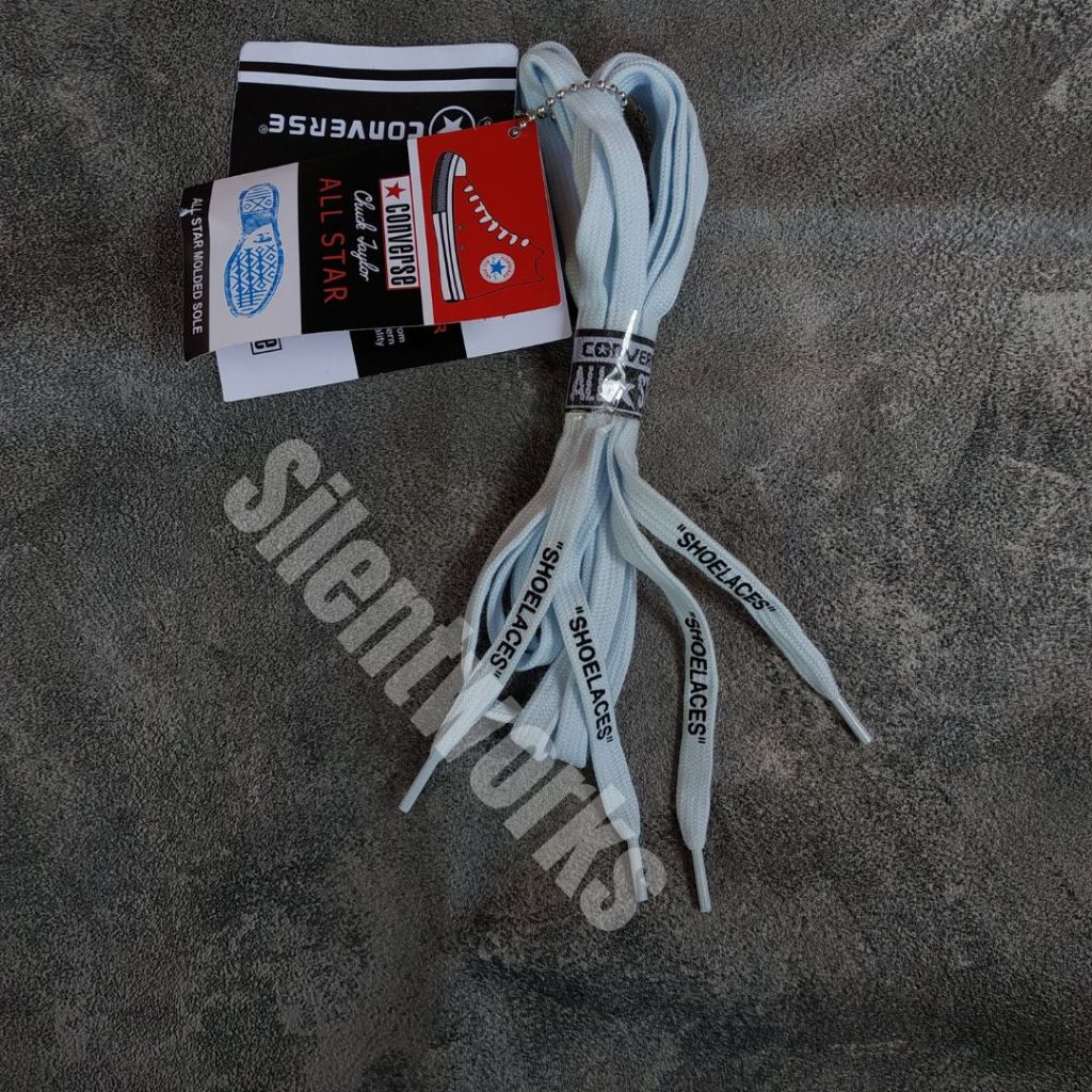 Jual TALI SEPATU CONVERSE 70S FLAT PIPIH SHOELACES PANJANG 110-120 CM ...