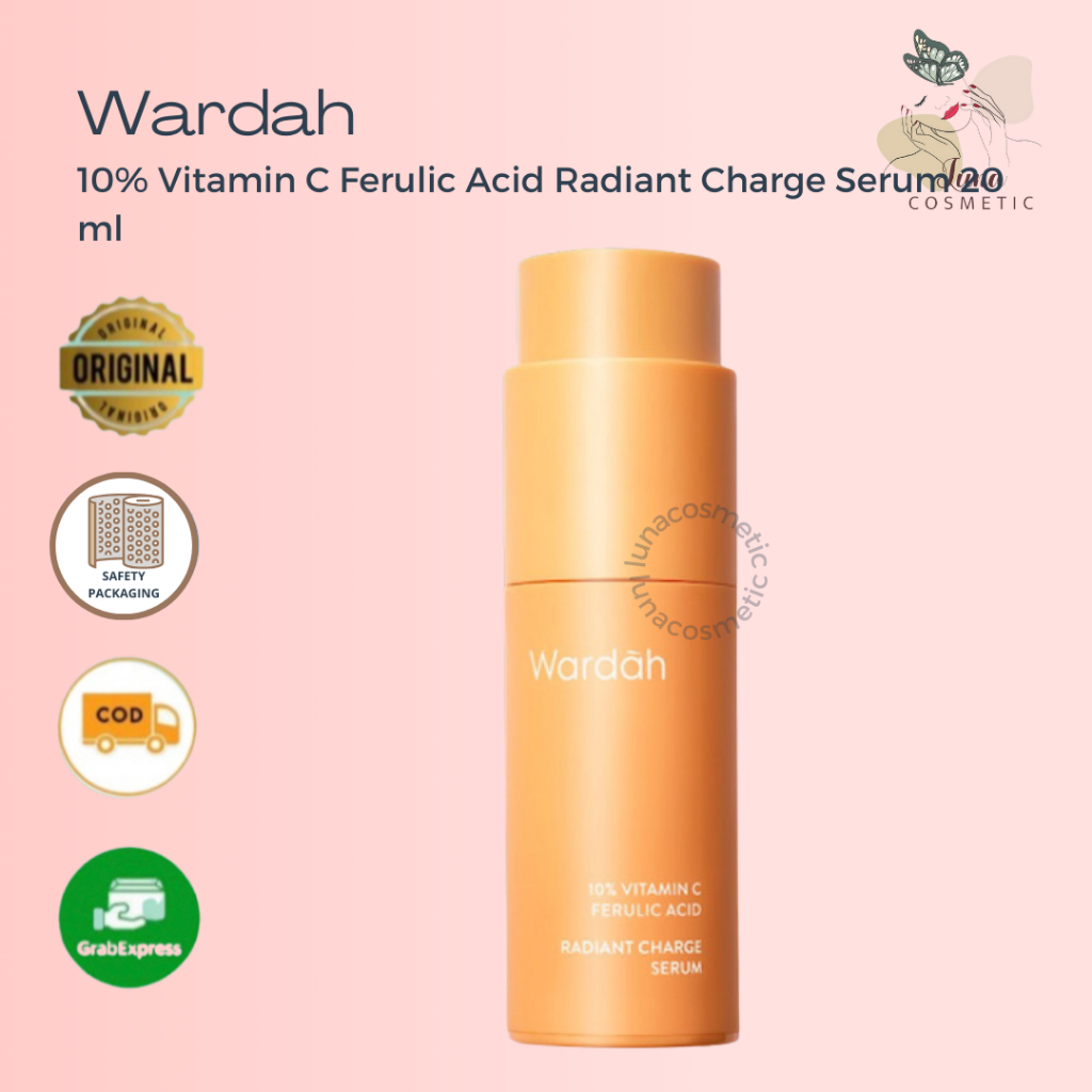 Jual Wardah 10% Vitamin C Ferulic Acid Radiant Charge Serum 20 ml ...