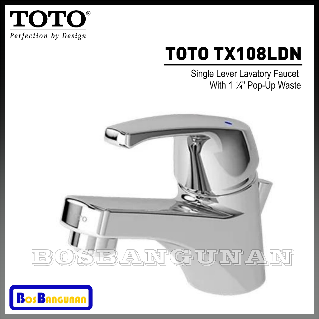 Jual KERAN WASTAFEL TOTO TX108LDN (PANAS-DINGIN) / Kran Wastafel TOTO ...